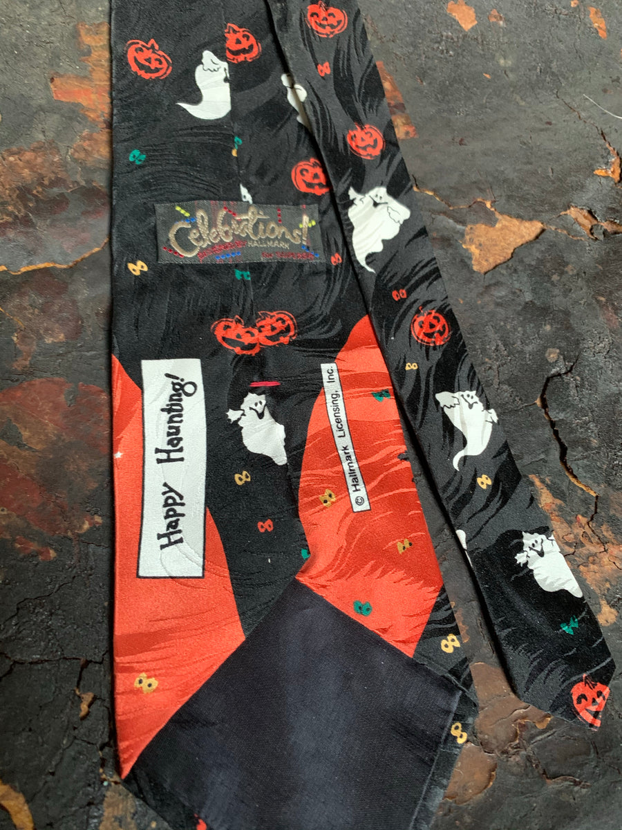Vintage Hallmark Halloween Neck Tie - Ghosts – Dearly Departed Studios